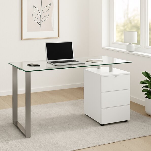 Glass Computer Desk 6 Reasons Glass Standing Desks Boost Productivity