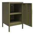 Berlin Metal Locker Storage Cabinet With 1 Door In Olive Green