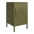 Berlin Metal Locker Storage Cabinet With 1 Door In Olive Green