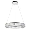 Craven LED Ring Ceiling Pendant Light In Polished Chrome