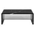Momo High Gloss Coffee Table In Milano Marble Effect