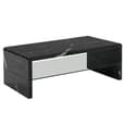 Momo High Gloss Coffee Table In Milano Marble Effect