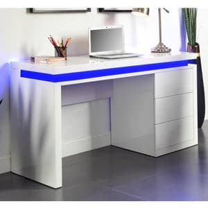 Wooden Computer Desk Table with Storage, Drawers | Furniture in Fashion