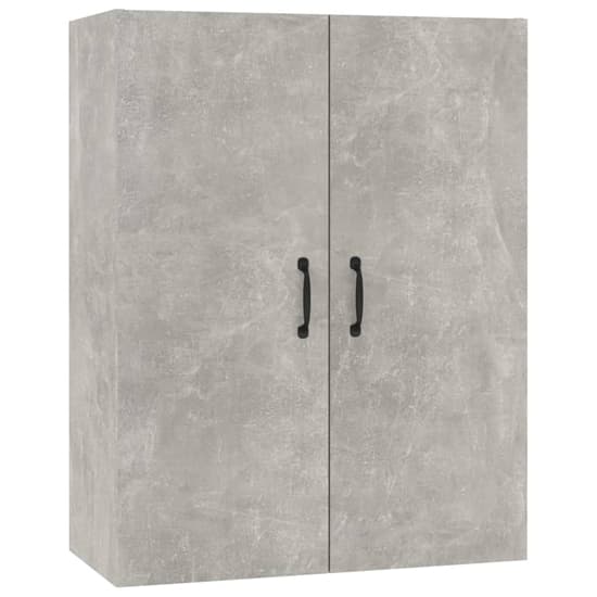 Albany Wooden Wall Storage Cabinet In Concrete Effect | Furniture in ...