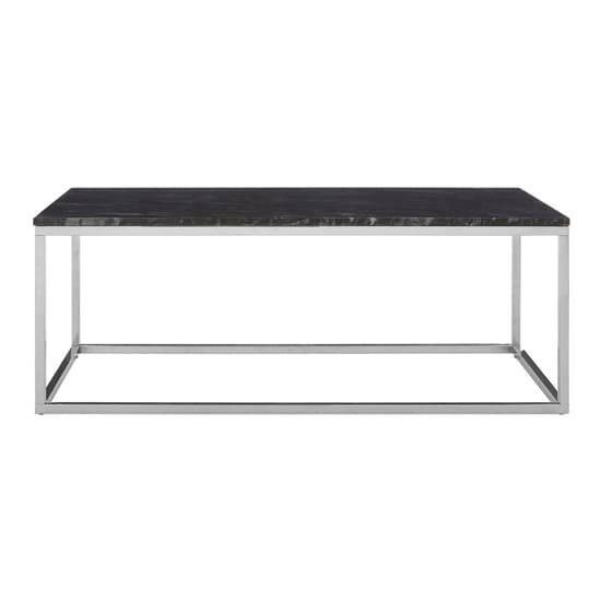 Allure Rectangular Coffee Table With Black Marble Top | Furniture in Fashion