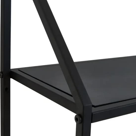 Daire Metal 2 Tier Wall Shelf In Black | Furniture in Fashion