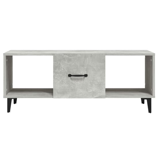 Ebco Wooden Coffee Table With 1 Door In Concrete Effect | Furniture in ...
