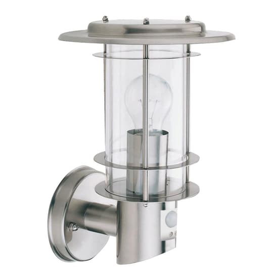 Edgeware Outdoor Wall Light With Sensor In Stainless Steel | Furniture ...