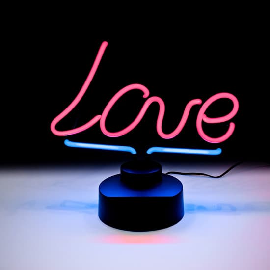 Etamin Pink Neon Love LED Table Lamp | Furniture in Fashion