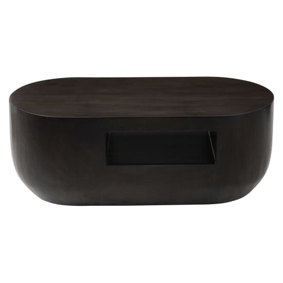 Gablet Oblong Design Wooden Coffee Table In Dark Brown | Furniture in ...