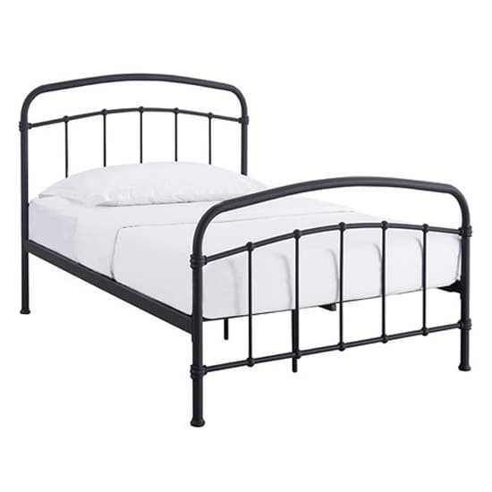 Holston Metal Single Bed In Black | Furniture in Fashion