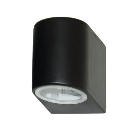 LED Outdoor Light In Black With Fixed Glass Lens | Furniture in Fashion