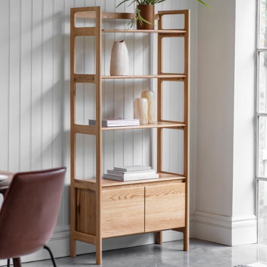Madrina Wooden Open Display Unit In Oak | Furniture in Fashion