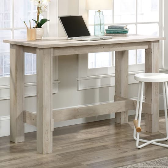 Pinon Counter Height Computer Desk In Chalked Chestnut | Furniture in ...