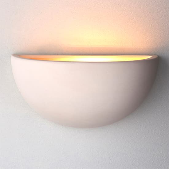 Pride Wall Light In Unglazed Ceramic | Furniture in Fashion