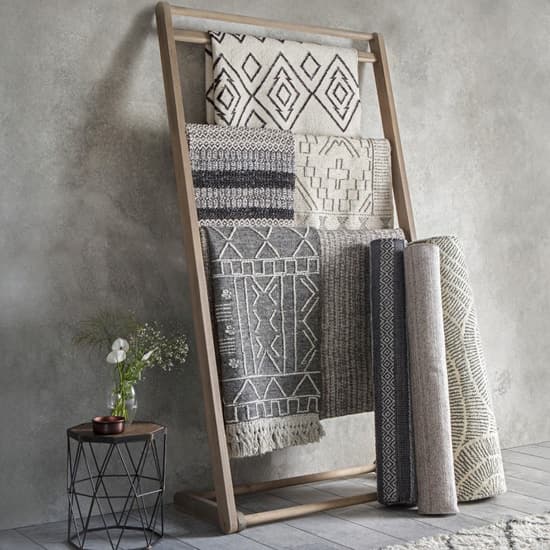 Rug Wooden Display Stand In Oak | Furniture in Fashion