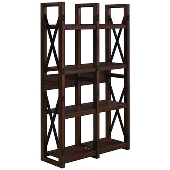 Welwyn Wooden Bookcase In Espresso | Furniture in Fashion