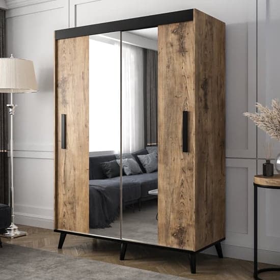 Mirrored wardrobe 150cm store