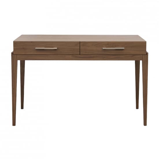 Cais Wooden Dressing Table With 2 Drawers In Walnut | Furniture in Fashion