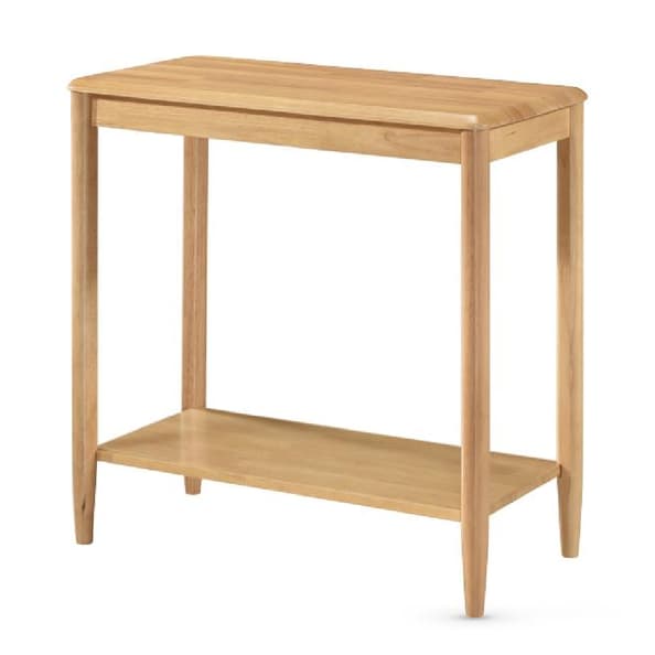 Garnet Wooden Rectangular Console Table In Oak