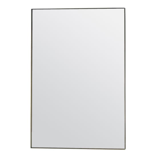 Hurstan Small Rectangular Wall Mirror In Champagne Frame
