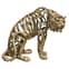 Alton Resin Hollow Tiger Sculpture In gold | Furniture in Fashion