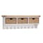 Celina Wooden Hallway Bench Coat Rack In Oak And White | Furniture in ...
