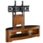 Curved Wooden Cantilever TV Stand In Walnut Veneer | Furniture in Fashion