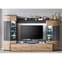 Falcon Entertainment Unit In Artisan Oak With LED Lights | Furniture in ...