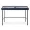 Malibu Wooden Computer Desk With 2 Drawers In Navy | Furniture in Fashion