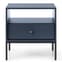 Malibu Wooden Side Table With 1 Drawer In Navy | Furniture in Fashion