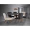 Reyna Sintered Stone Dining Table Rectangular In Mooney Black ...