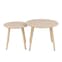 Rifle Wooden Nesting Coffee Table In Natural | Furniture in Fashion