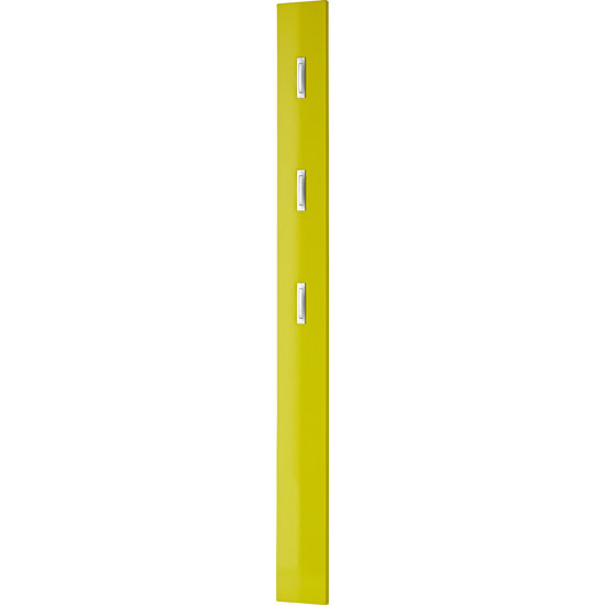 Colorado Coat Rack Wall Mounted In Yellow High Gloss | Furniture in Fashion