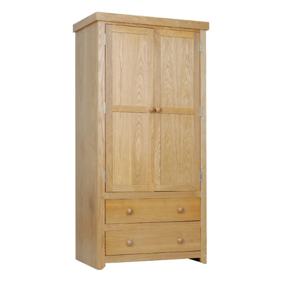 Hamilton 2 Door 2 Drawer Wardrobe 13947 Furniture in