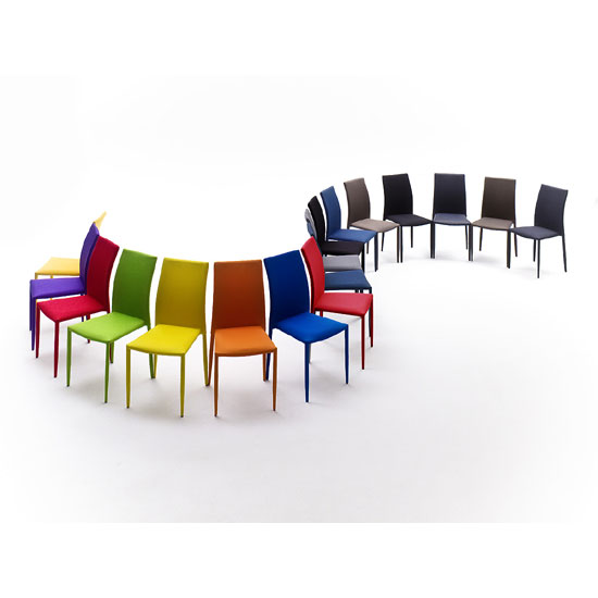 Mila Upholstered Violet Dining Chair | Furniture in Fashion