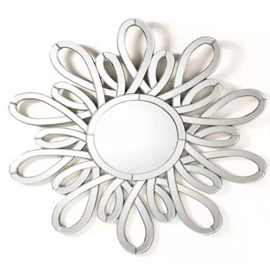 Acotas Round Swirl Wall Mirror