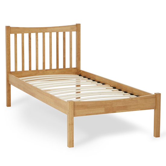Alice Hevea Wooden Single Bed In Honey Oak | Furniture in Fashion
