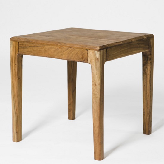 Allegro Wooden Dining Table Square In Acacia Wood | Furniture in Fashion