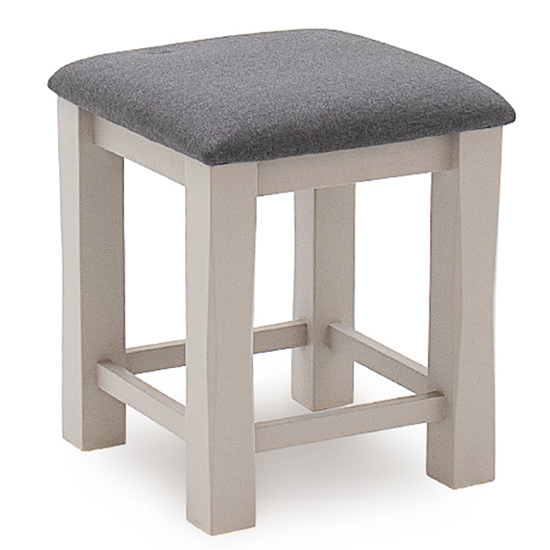 Amberley Wooden Dressing Table With Stool In Grey Oak | Furniture in ...