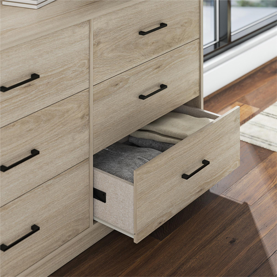 Barrie Wooden Chest Of 6 Drawers In Light Oak