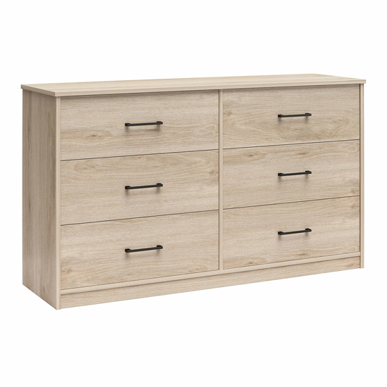 Barrie Wooden Chest Of 6 Drawers In Light Oak