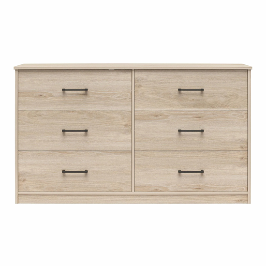 Barrie Wooden Chest Of 6 Drawers In Light Oak