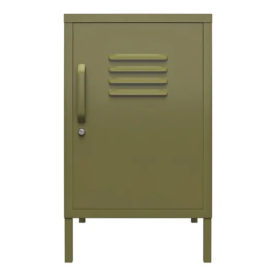Berlin Metal Locker Storage Cabinet With 1 Door In Olive Green
