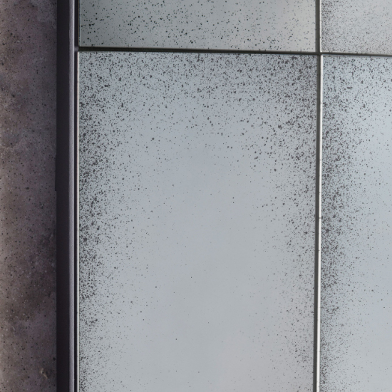 Bollix Large Rectangular Wall Mirror In Antique