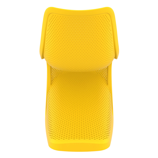 Brora Outdoor Stackable Dining Chair In Yellow | Furniture in Fashion
