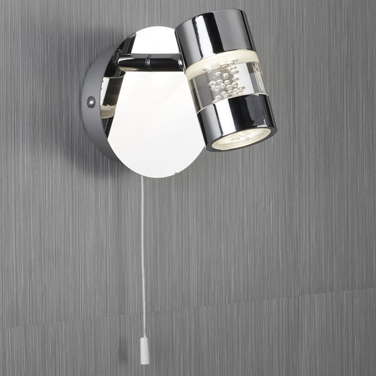 Bubbles LED 1 Light Bathroom Spotlight In Chrome