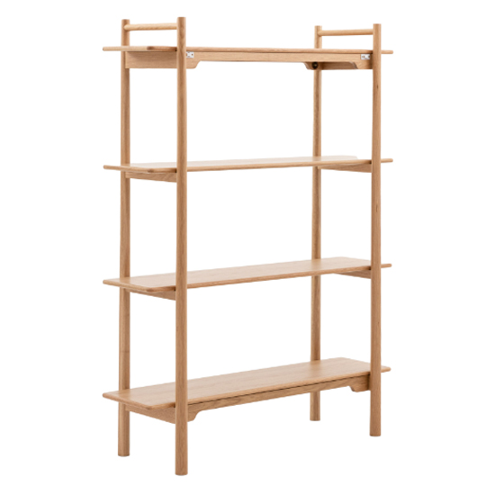 Burbank Wooden Open Shelving Unit In Oak | Furniture in Fashion