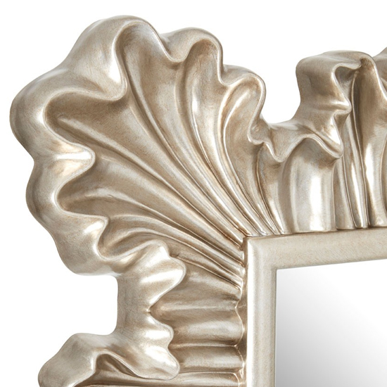 Checklock Clamshell Design Wall Mirror In Champagne | Furniture in Fashion
