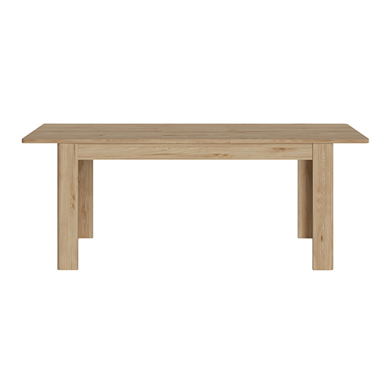Cicero Extending Wooden Dining Table In Jackson Hickory Oak | Furniture in Fashion